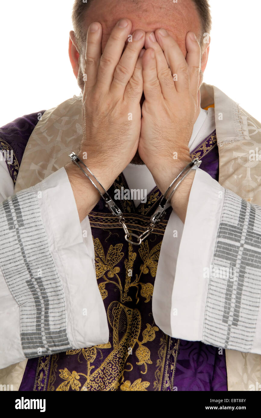 symbol picture for 'abuse in the (catholic) church': priest in ...