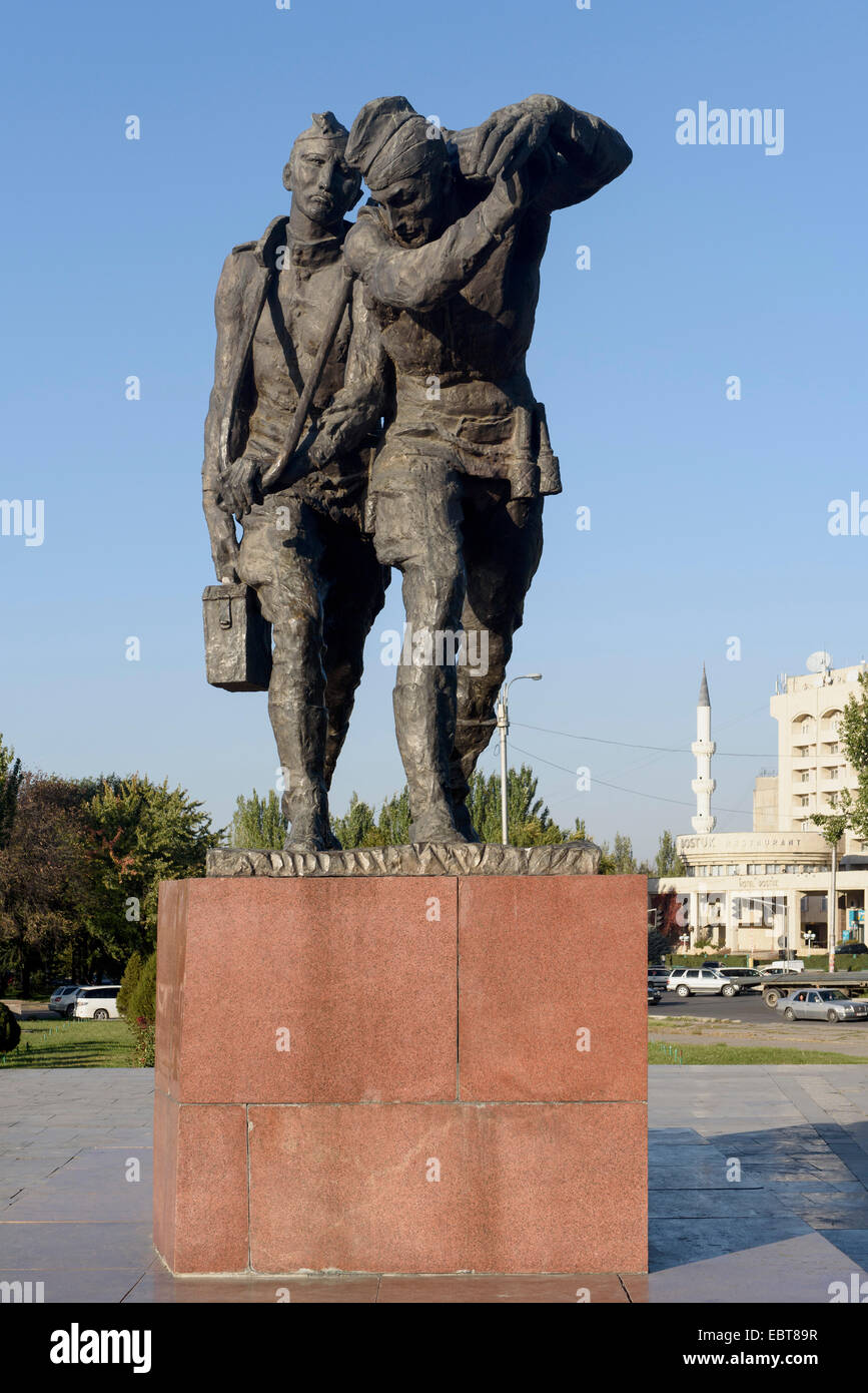 Kyrgyzstan bishkek victory square monument hi-res stock photography and ...