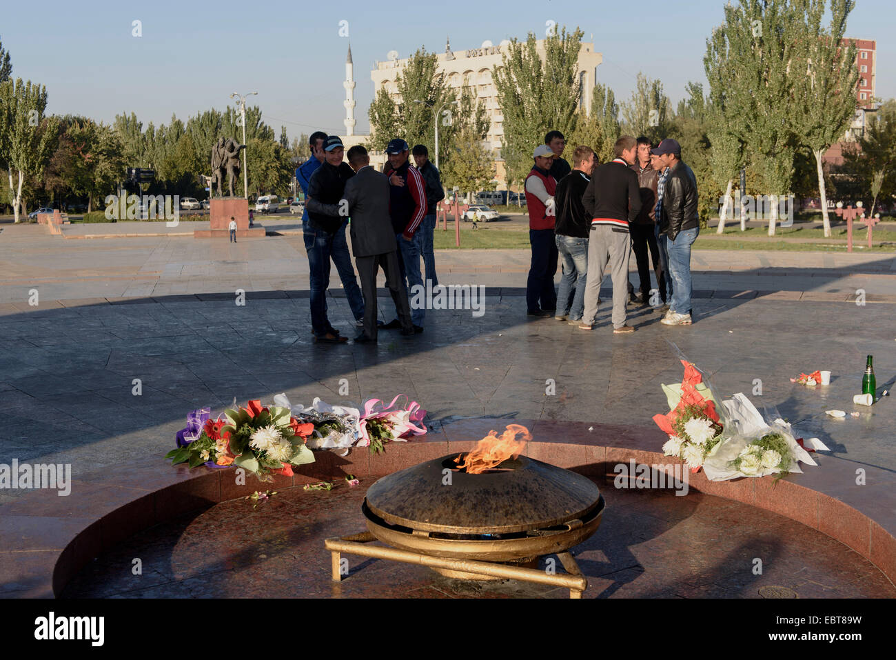 Victory Square, Bishkek, Kirgistan, Asia Stock Photo - Alamy