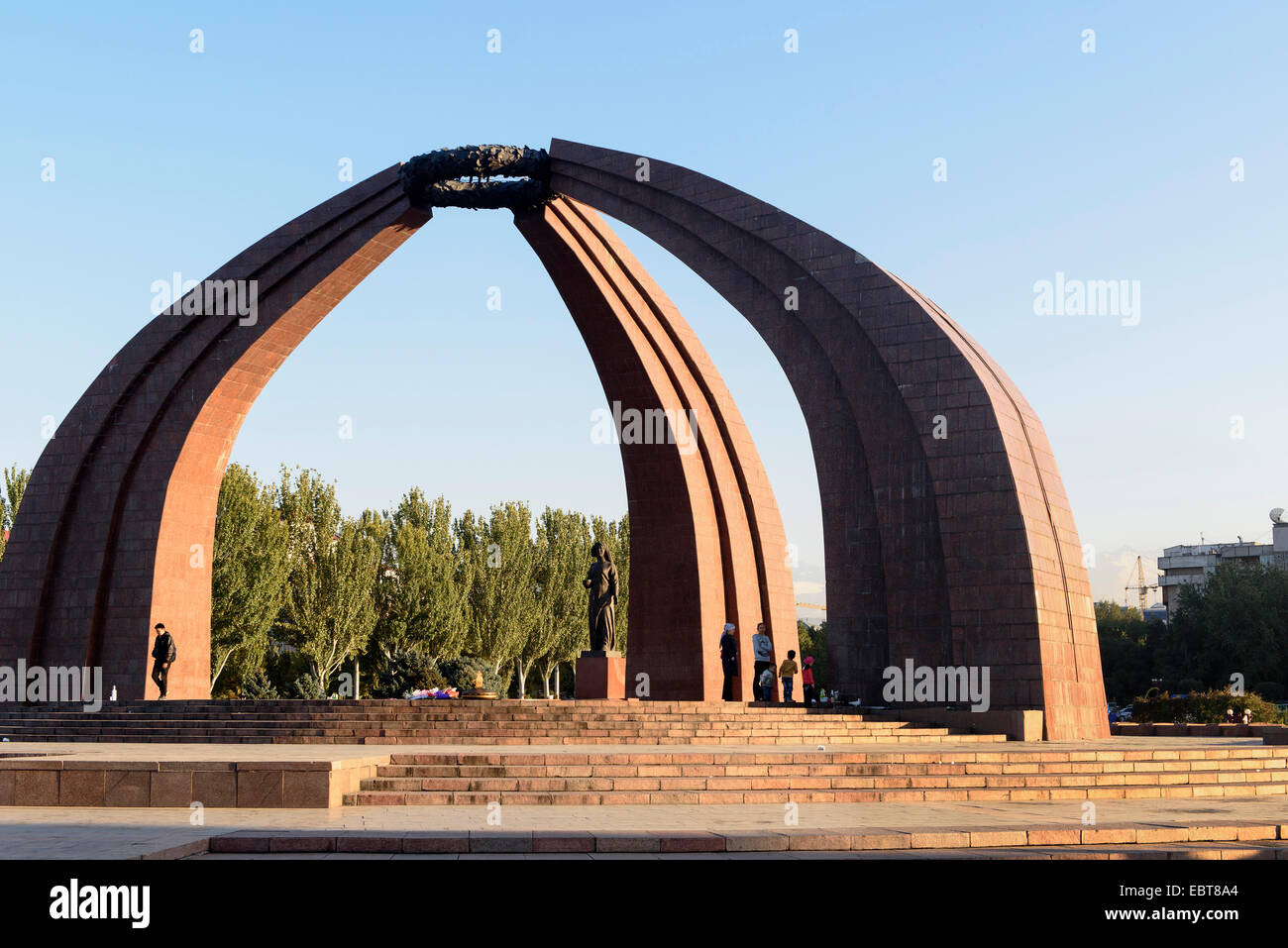 Victory Square, Bishkek, Kirgistan, Asia Stock Photo - Alamy