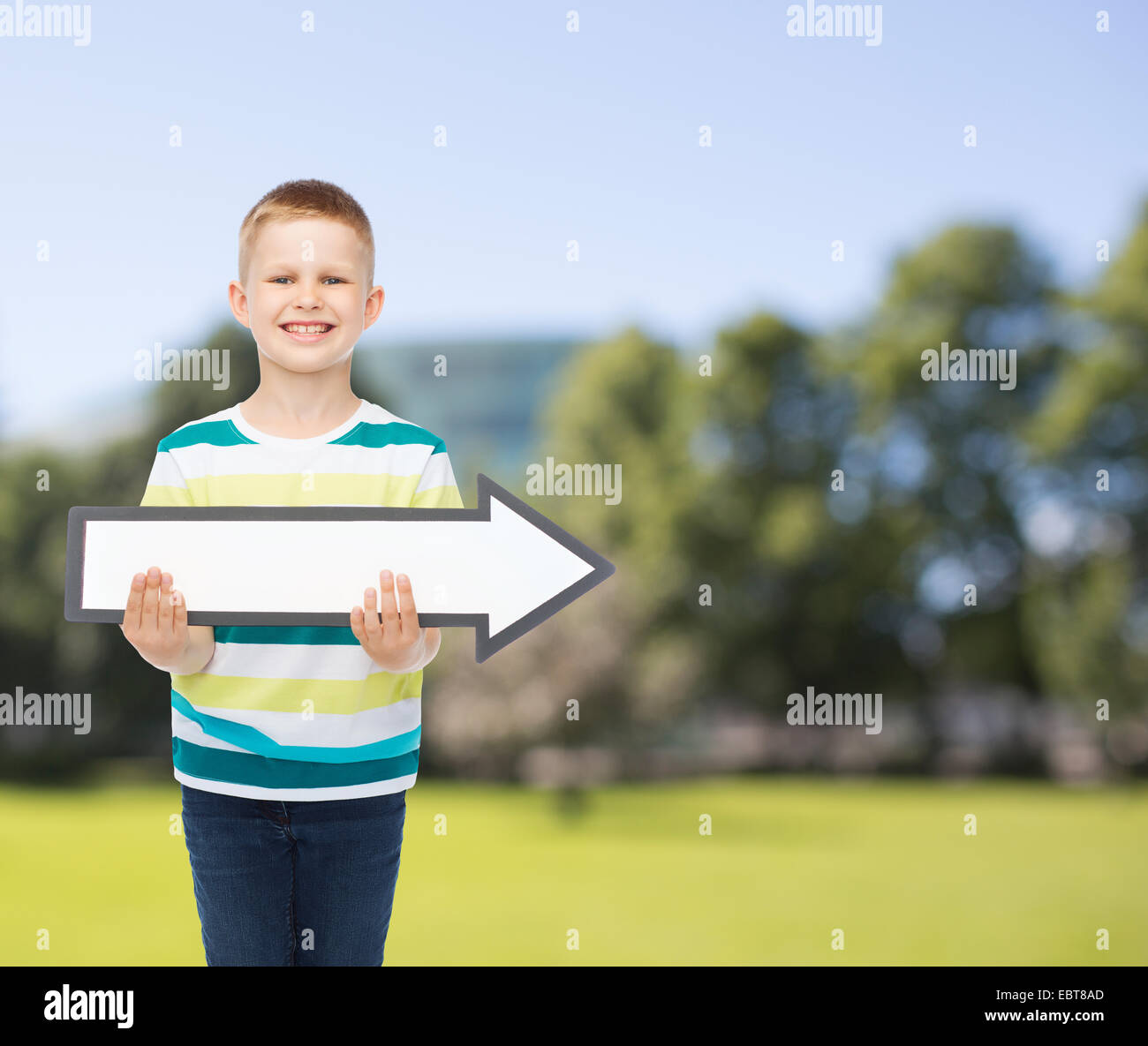Child pointing at trees hi-res stock photography and images - Alamy