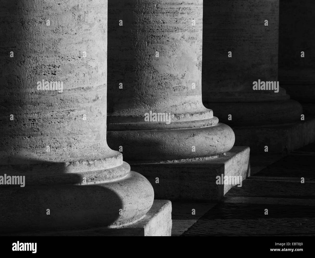 Rows and columns of Black and White Stock Photos & Images - Alamy