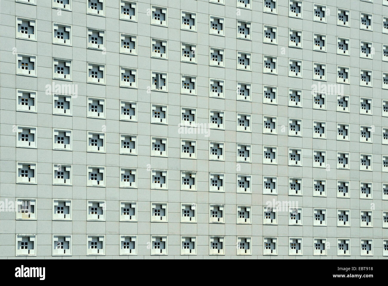 Abstract Architecture: A geometric pattern is created by highlights and ...