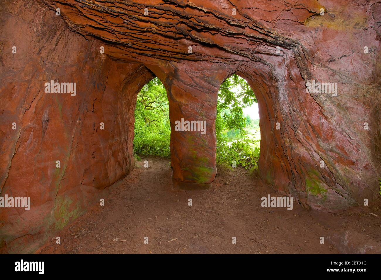 Lacy's Caves. Eden Lacy, Eden Valley, Cumbria, England, UK Stock Photo ...