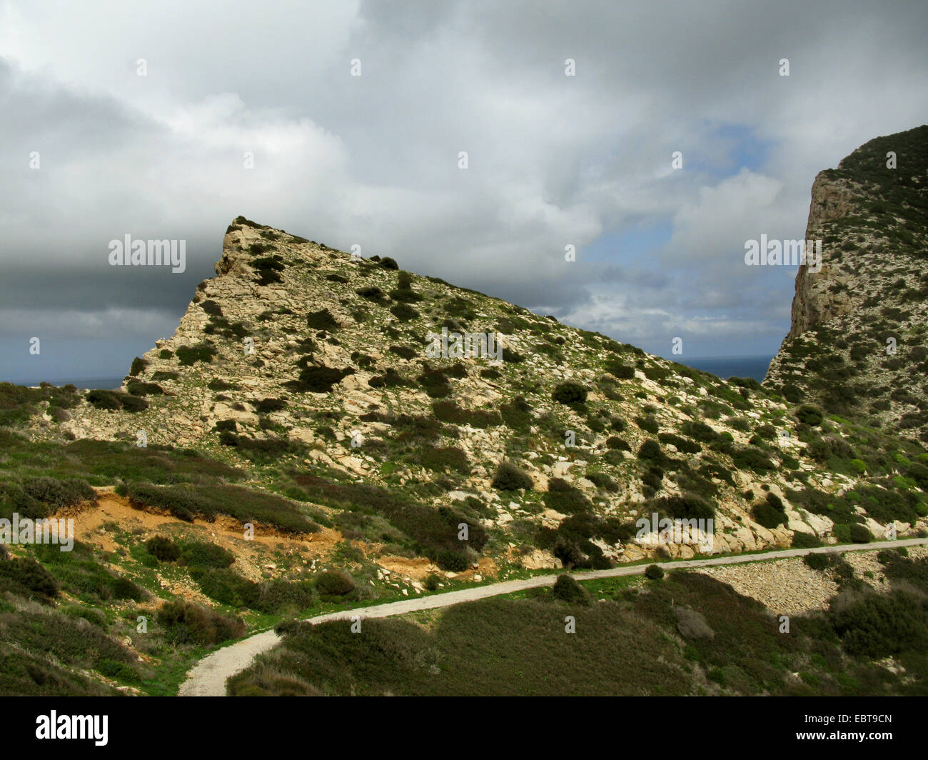 coast scenery of Dragonera Island, Spain, Balearen, Majorca, Dragonera ...