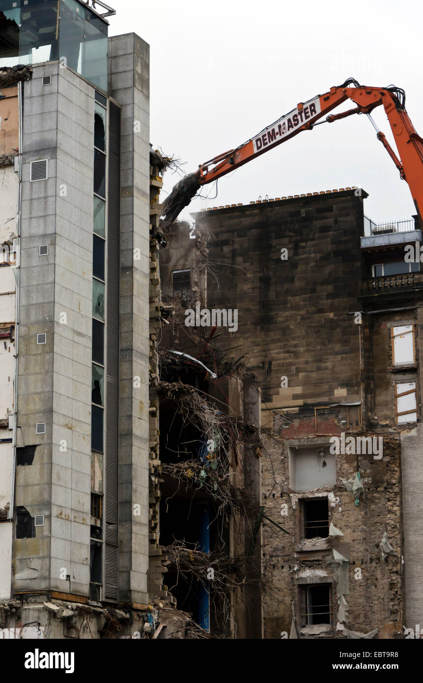 Demolition of the old 1960s Scottish Provident / Abbey National ...