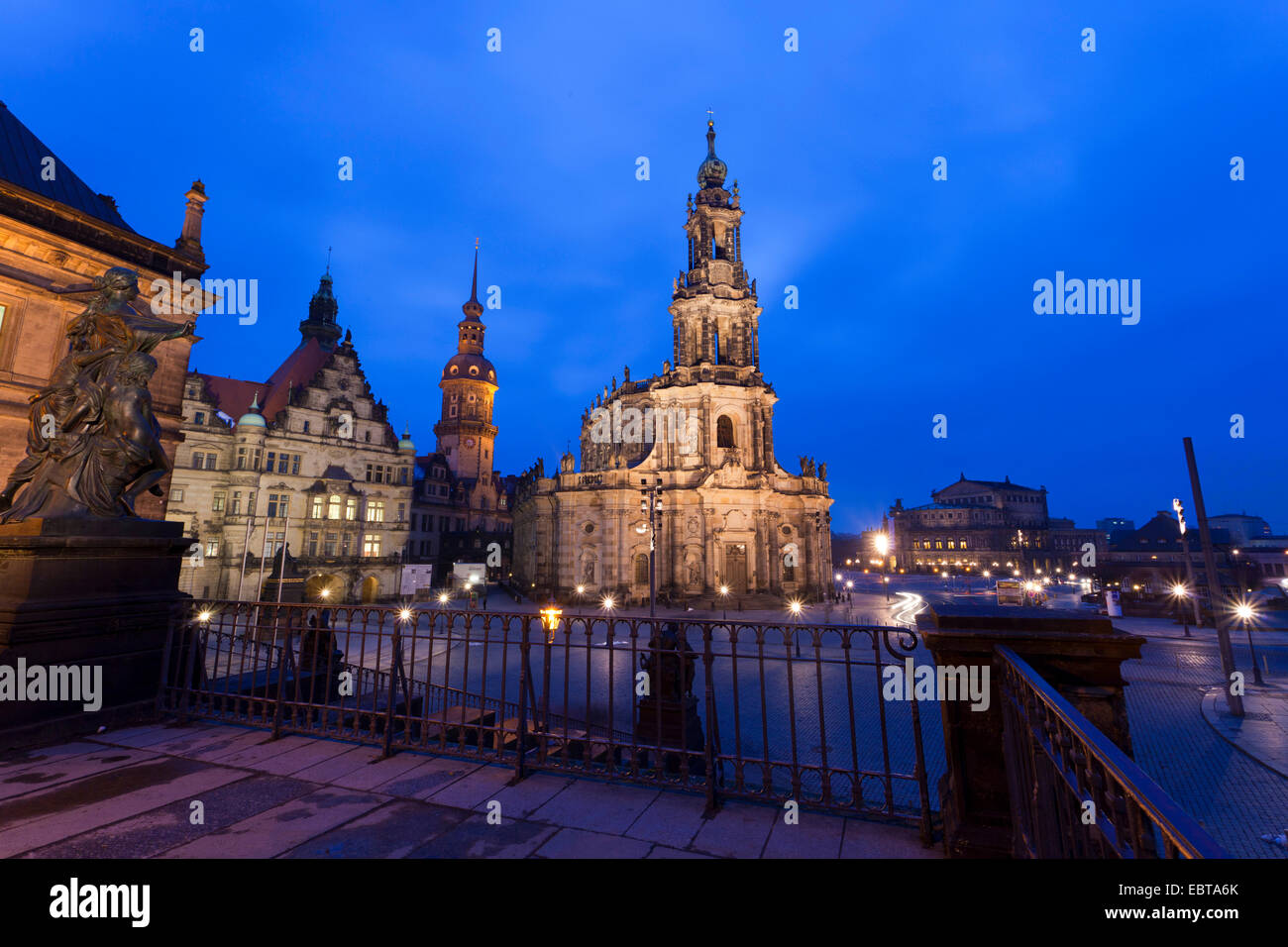 Katholische Hofkirche, the Catholic Church of the Royal Court of Saxony ...