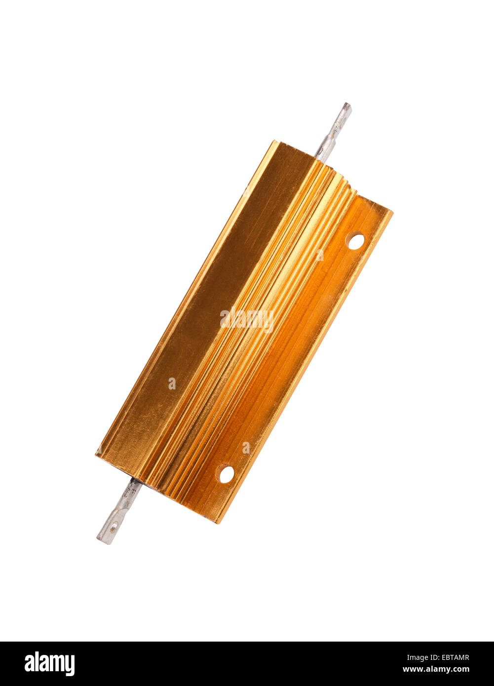 Resistor in Metal Case Isolated Stock Photo - Alamy
