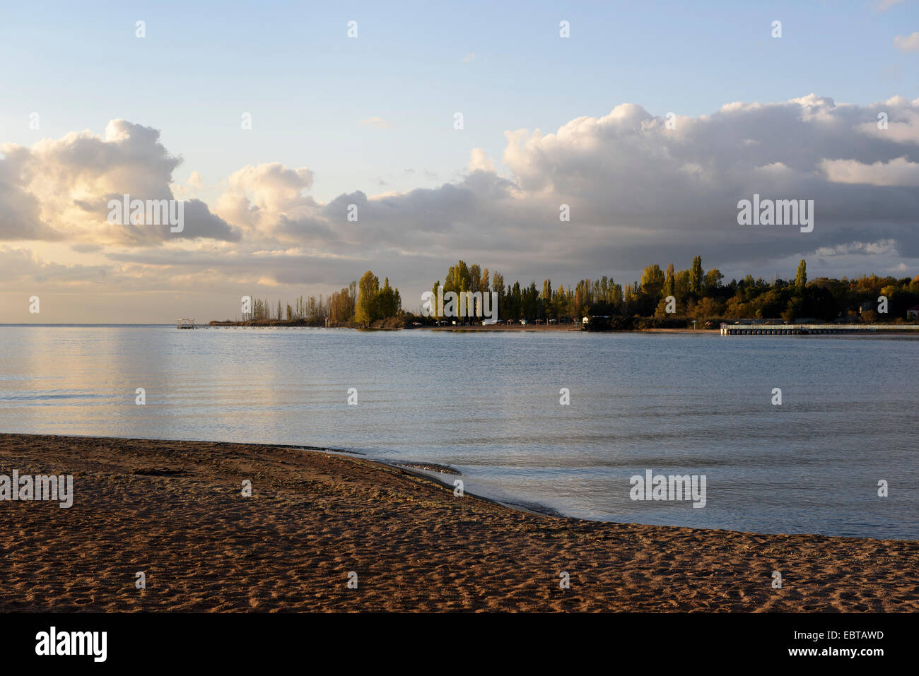 Beach of Hotel Royal Beach near Chopan Ata at Issyk Kul Lake, Kirgistan ...
