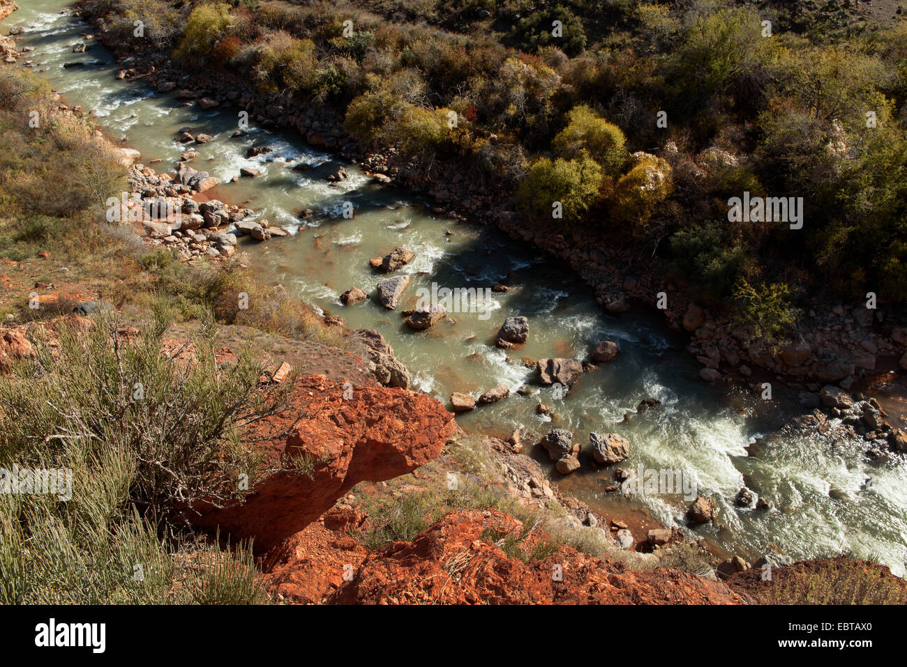Shu river in Kirgistan, Asia Stock Photo - Alamy