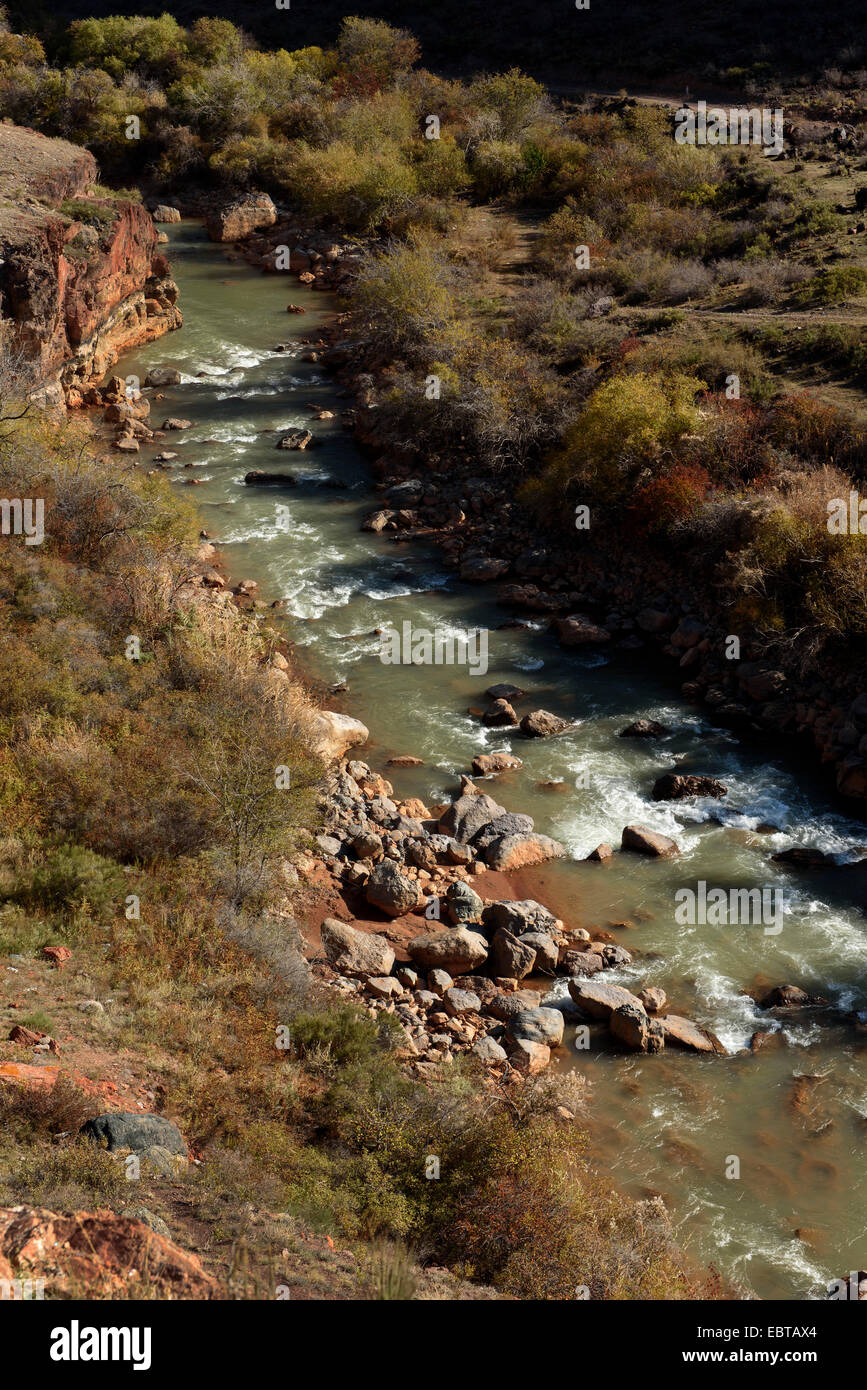 Shu river in Kirgistan, Asia Stock Photo - Alamy