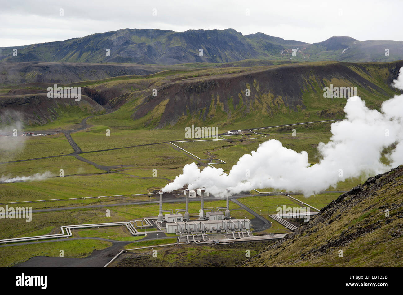Geothermal power station nesjavellir hi-res stock photography and ...