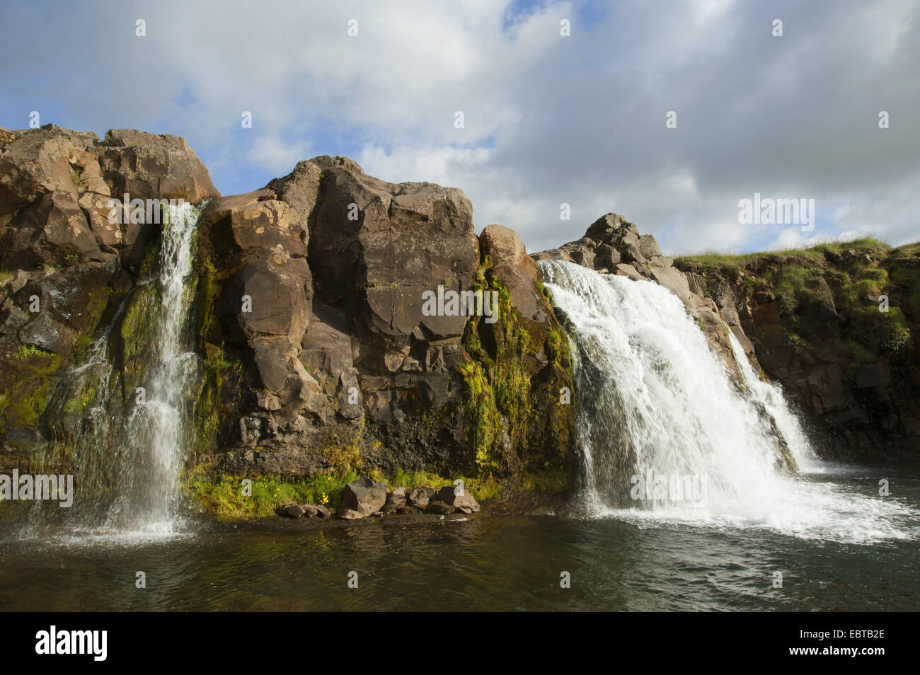 Kaldagil waterfall, Iceland, Reykir Stock Photo - Alamy