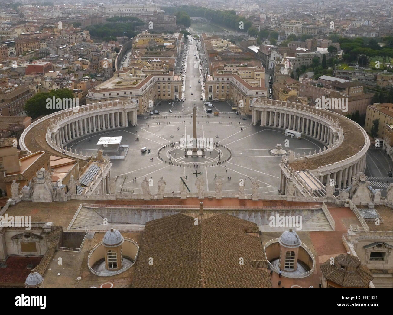 View from the dome of St. Peter's Basilica, Rome Stock Photo - Alamy
