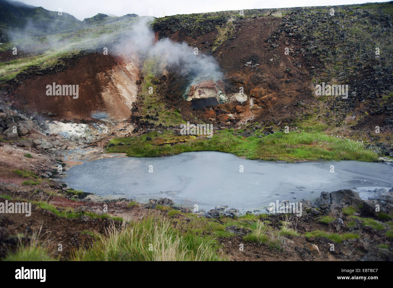 Hengill geothermal area, Iceland, Nesjavellir Stock Photo - Alamy