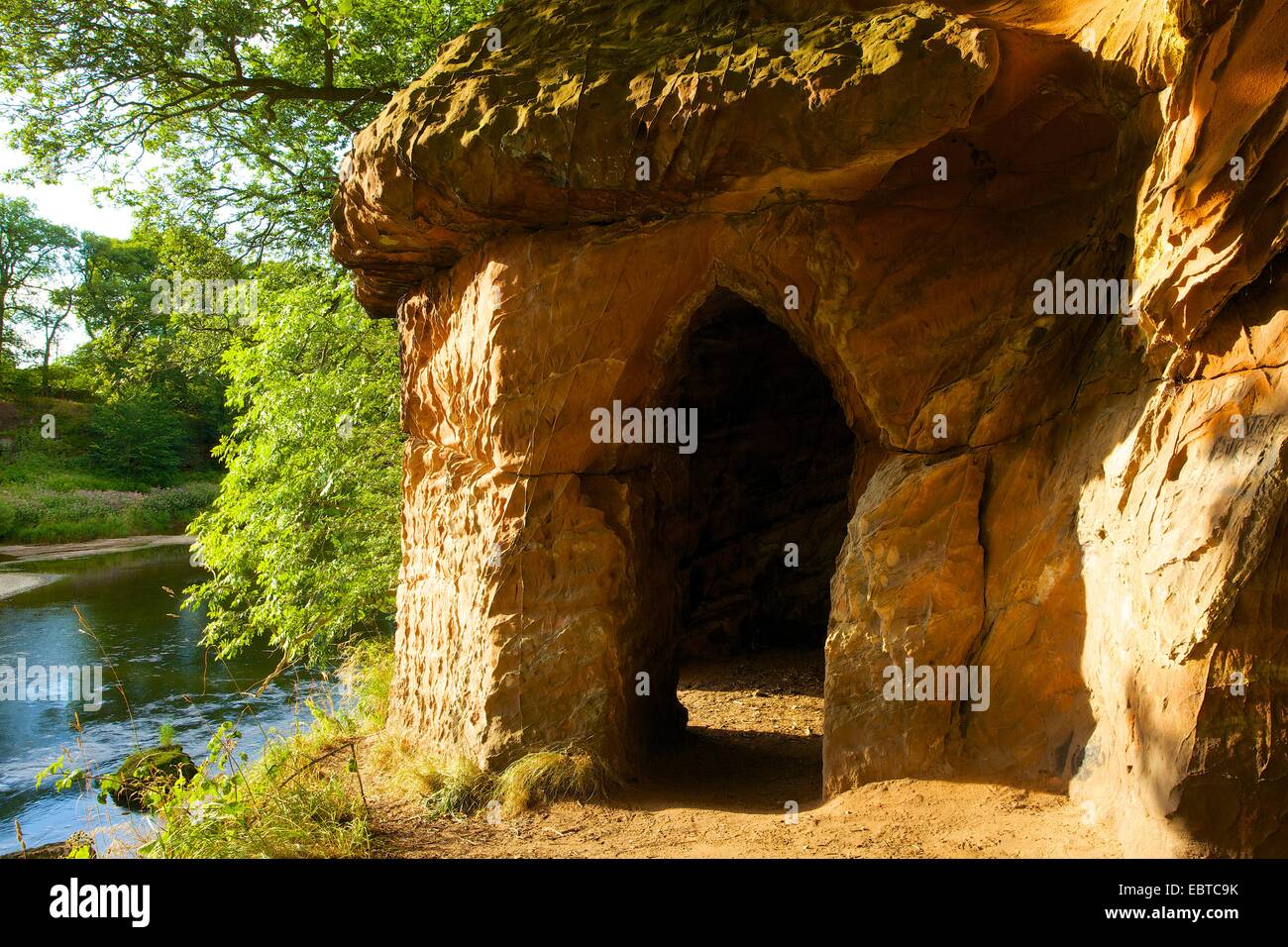 Lacy's Caves. Eden Lacy, Eden Valley, Cumbria, England, UK Stock Photo ...