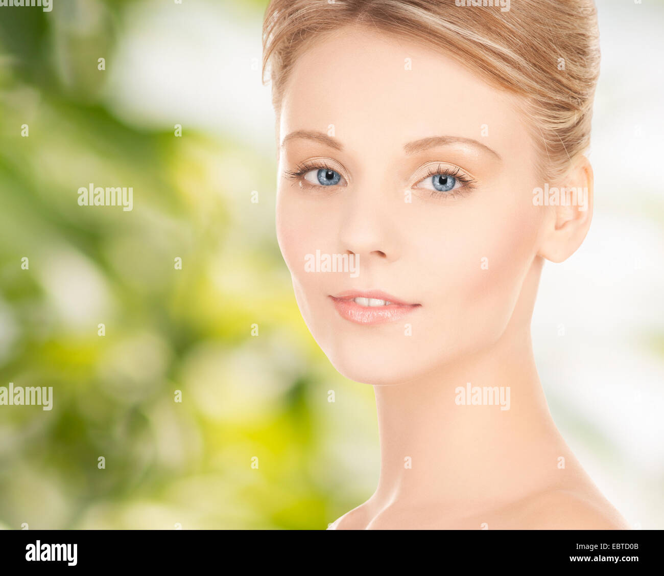 beautiful young woman face Stock Photo - Alamy