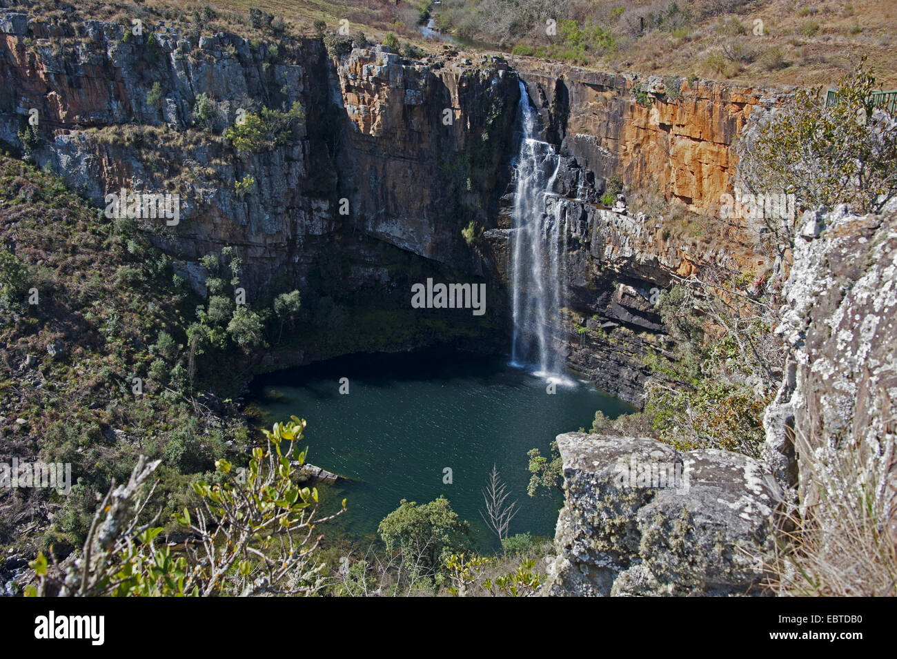 waterfall 'Berlin Falls', South Africa, Mpumalanga, Panorama Route ...