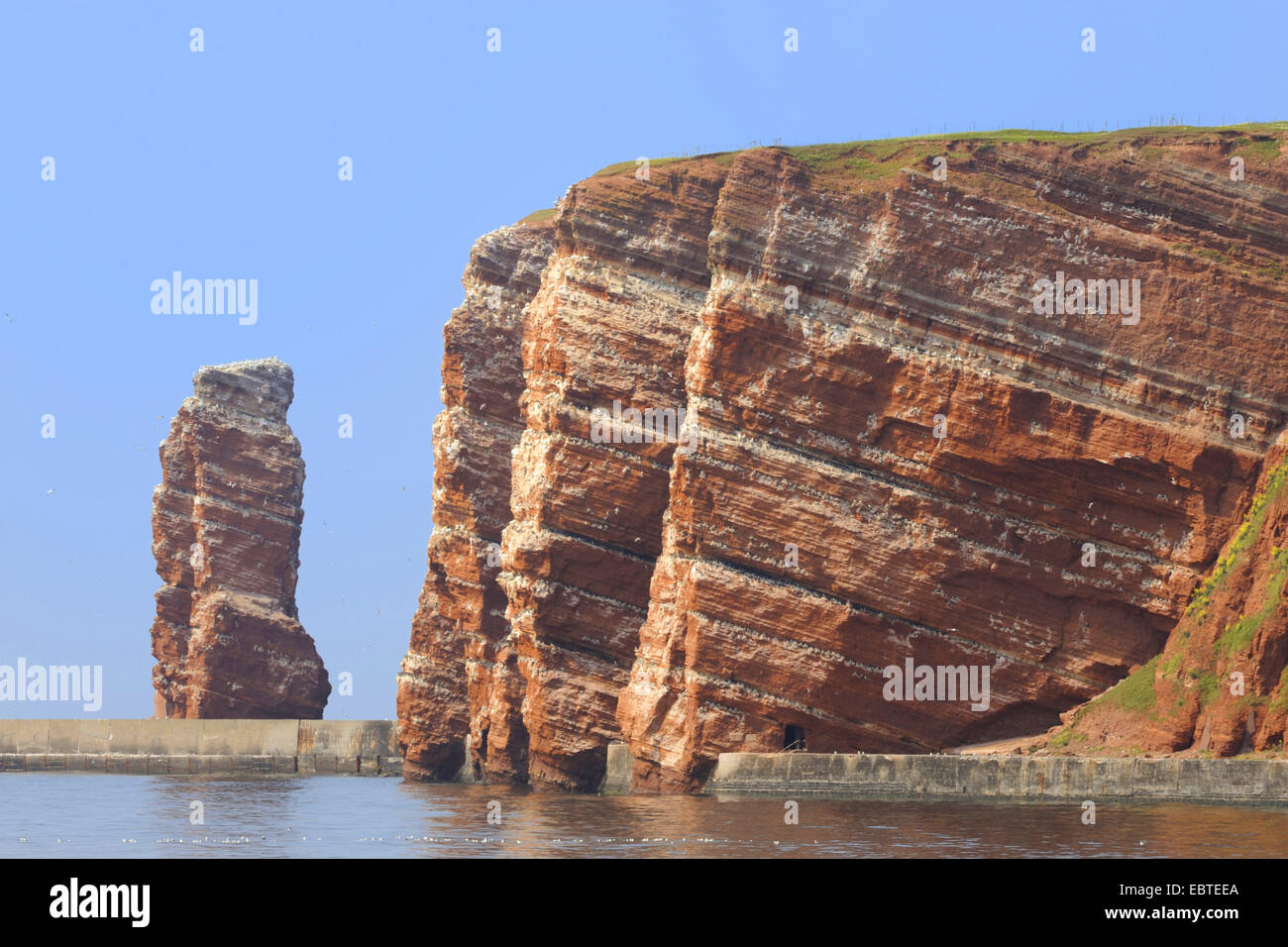 steep coast with the 'Lange Anna' at the furthest northwest of the ...