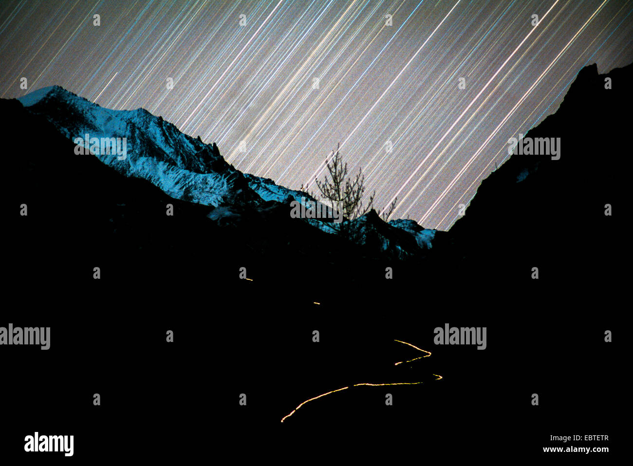 Ladakh Tibet night mountains blue tipped himalayas time lapse dark ...