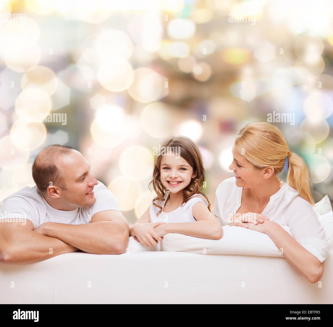 happy family at home Stock Photo - Alamy