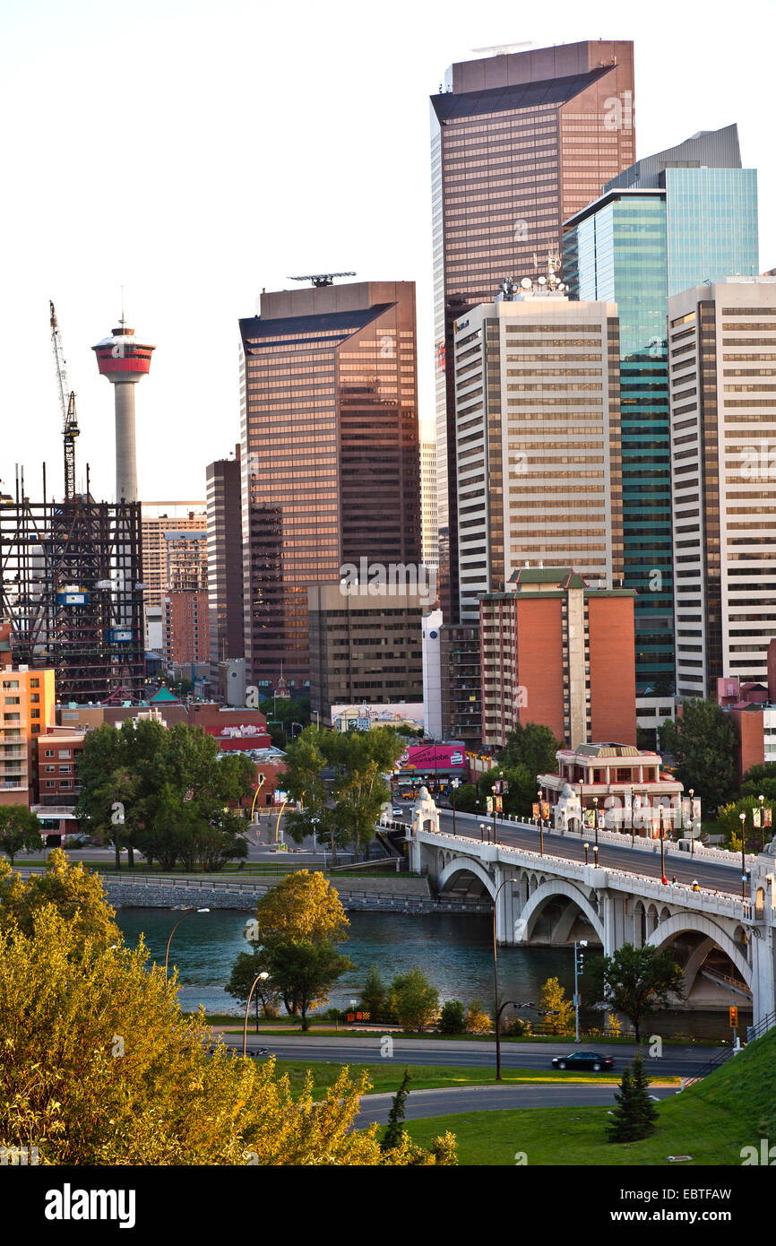 Calgary Skyline High Rise Buildings Calgary High Resolution Stock ...
