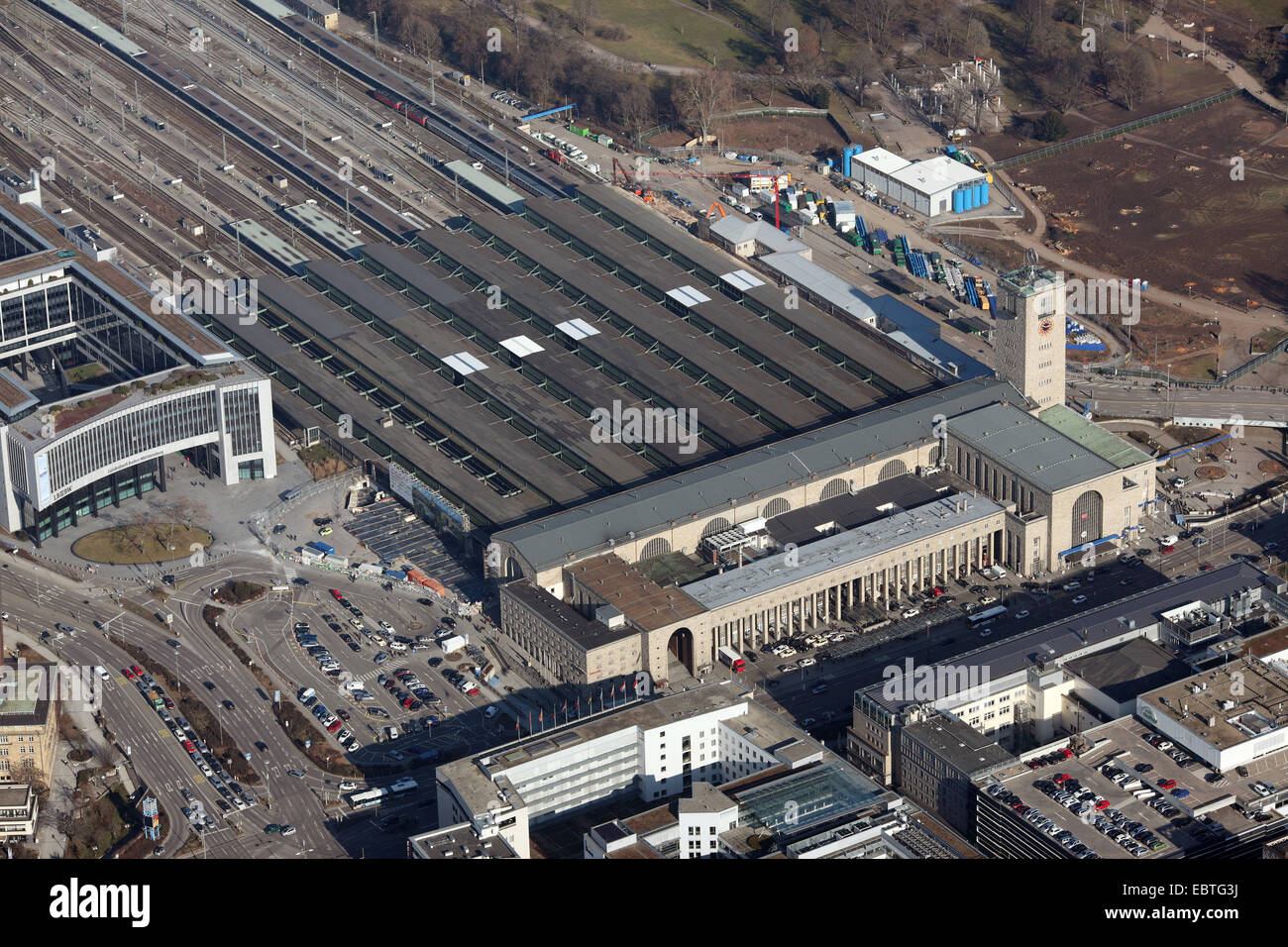 Stuttgart main station, Germany, Baden-Wuerttemberg, Stuttgart Stock ...