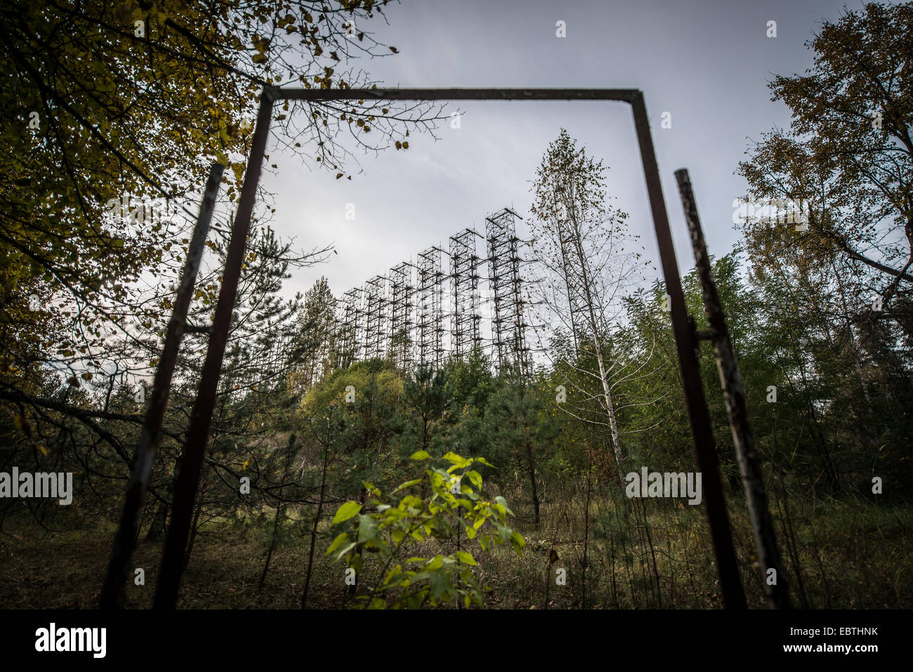Duga-3 Soviet radar system in Chernobyl-2 military base - Chernobyl ...