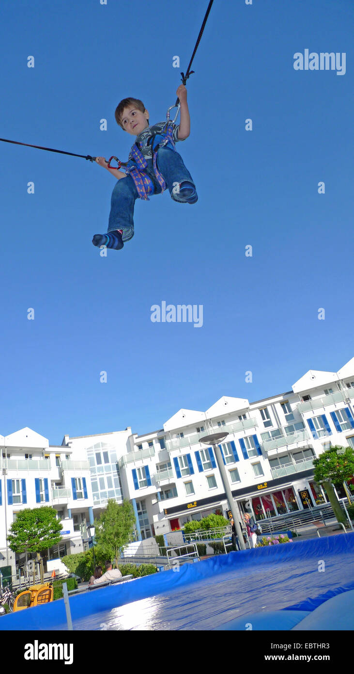 Human trampoline hi-res stock photography and images - Alamy