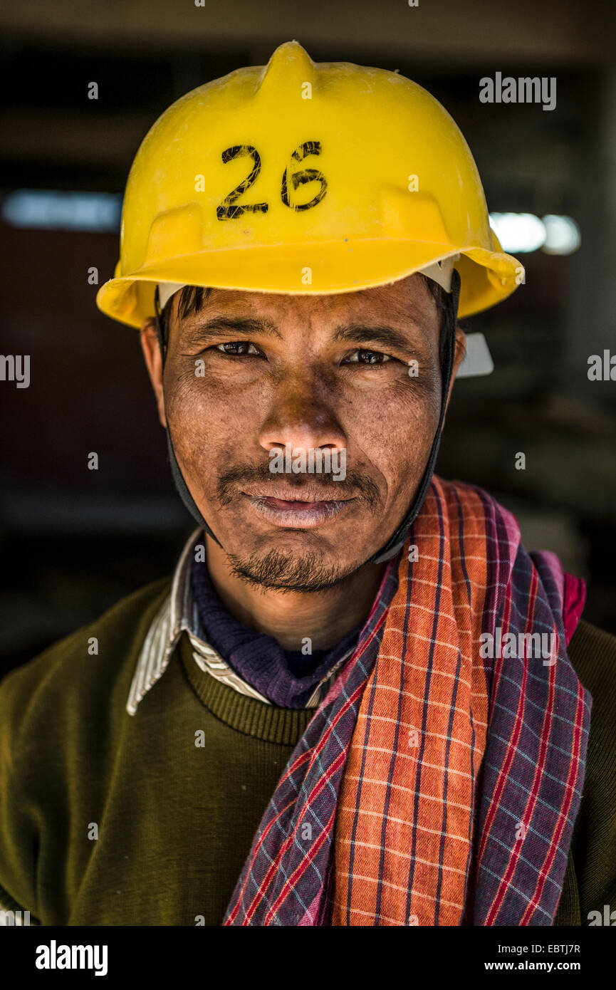 Portrait of Migrant Indian Worker, Thimphu, Bhutan Stock Photo - Alamy