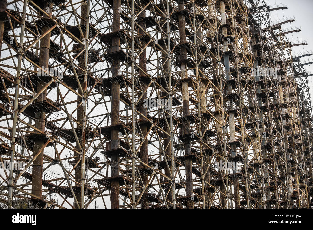 Duga-3 Soviet radar system in Chernobyl-2 military base - Chernobyl ...