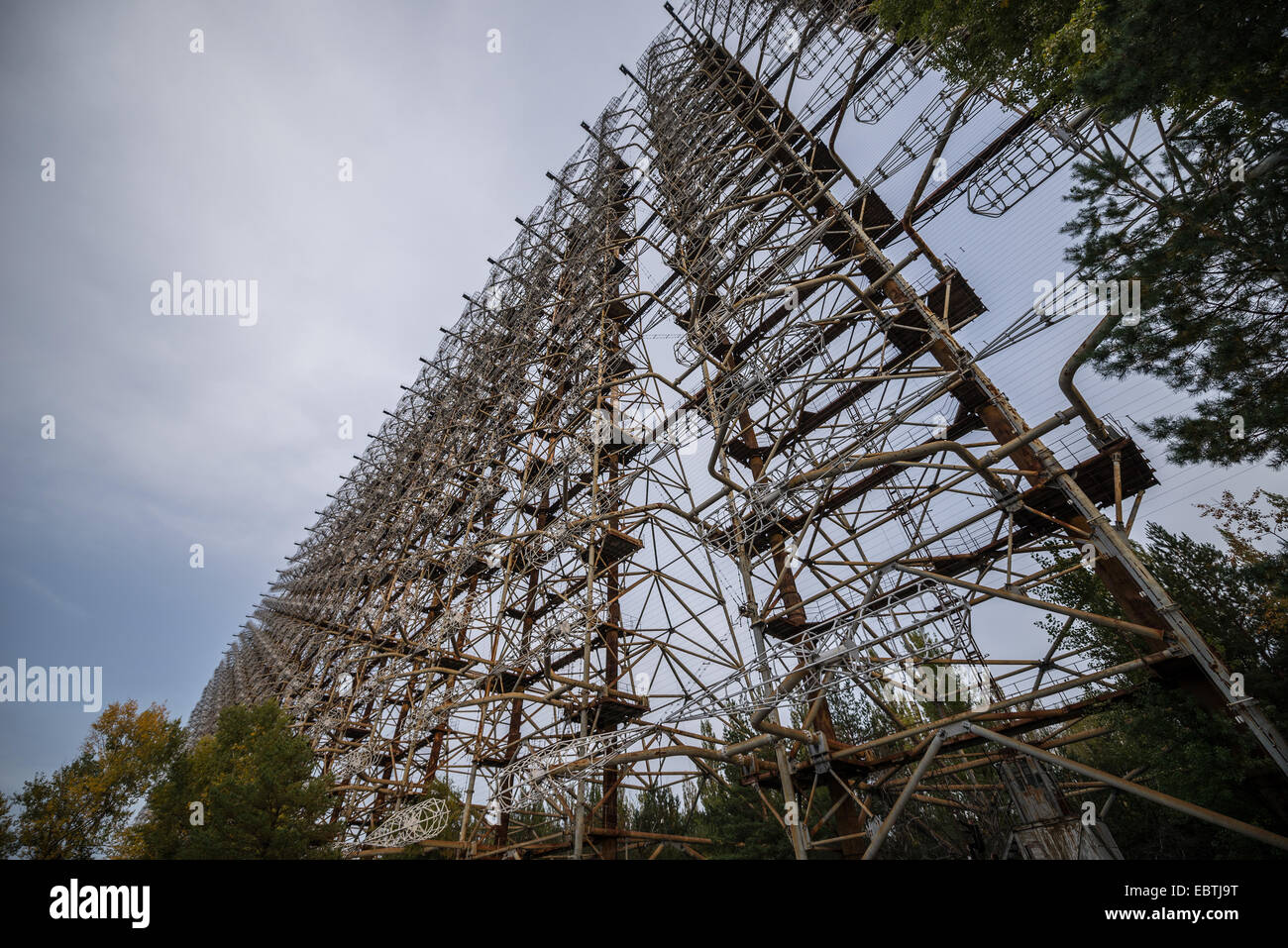 Duga-3 Soviet radar system in Chernobyl-2 military base - Chernobyl ...