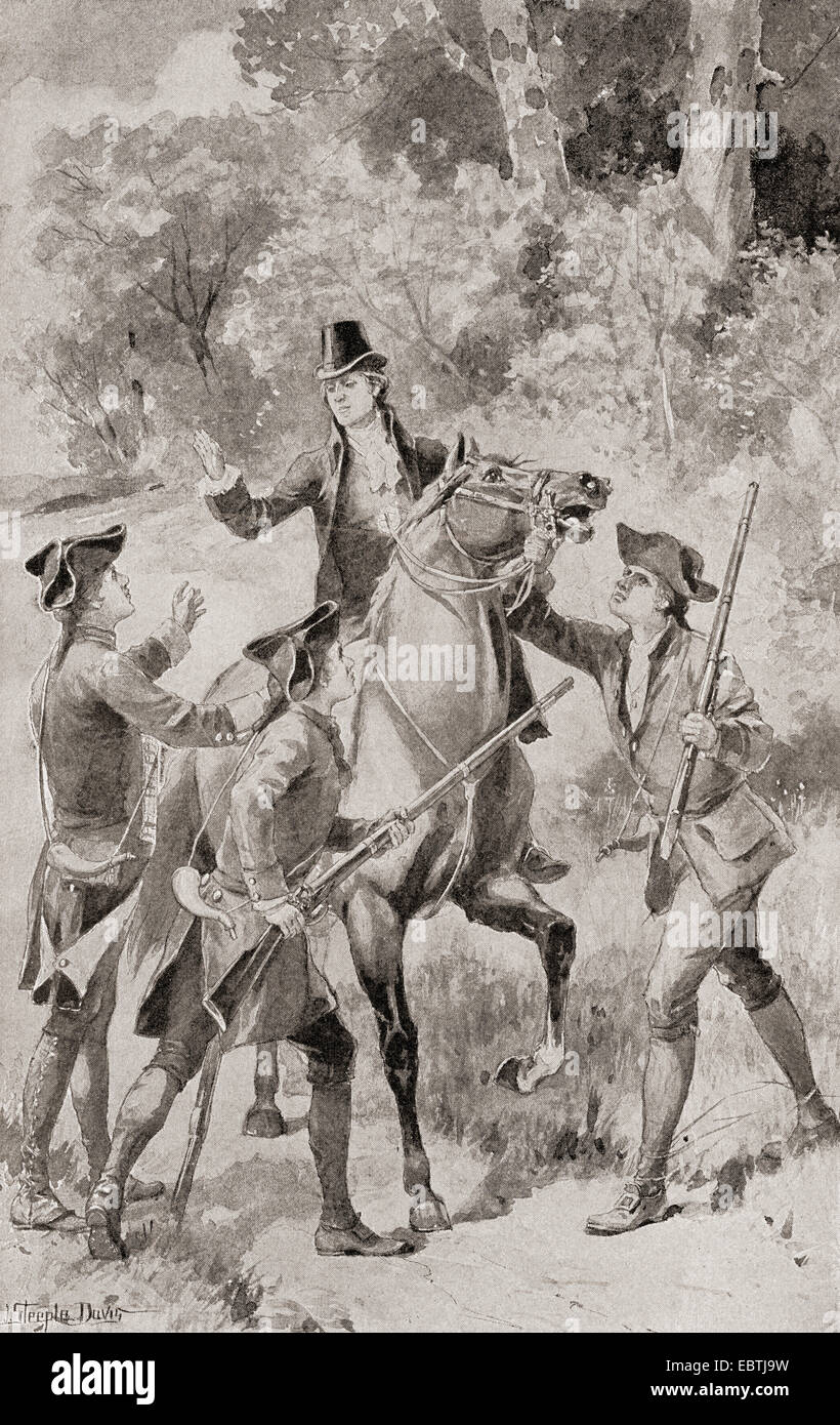 Major john andre captured john hi-res stock photography and images - Alamy