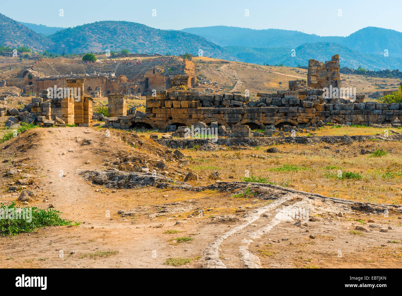 ruined city is located in a mountainous area in Turkey Stock Photo - Alamy