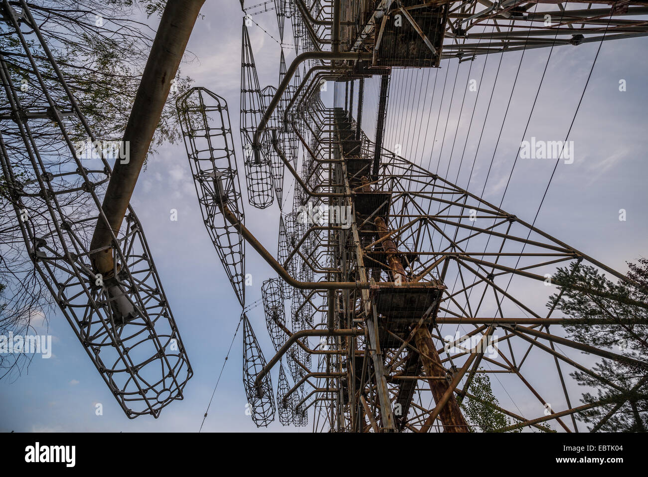 Duga-3 Soviet radar system in Chernobyl-2 military base - Chernobyl ...