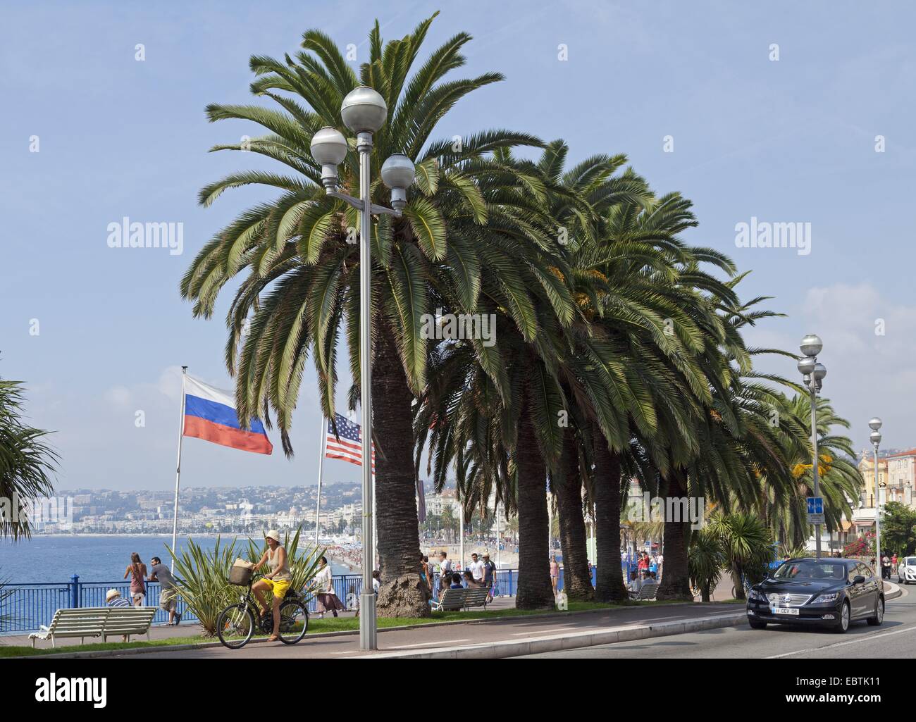 boardwalk, Nice, Cote d´Azur, France Stock Photo - Alamy