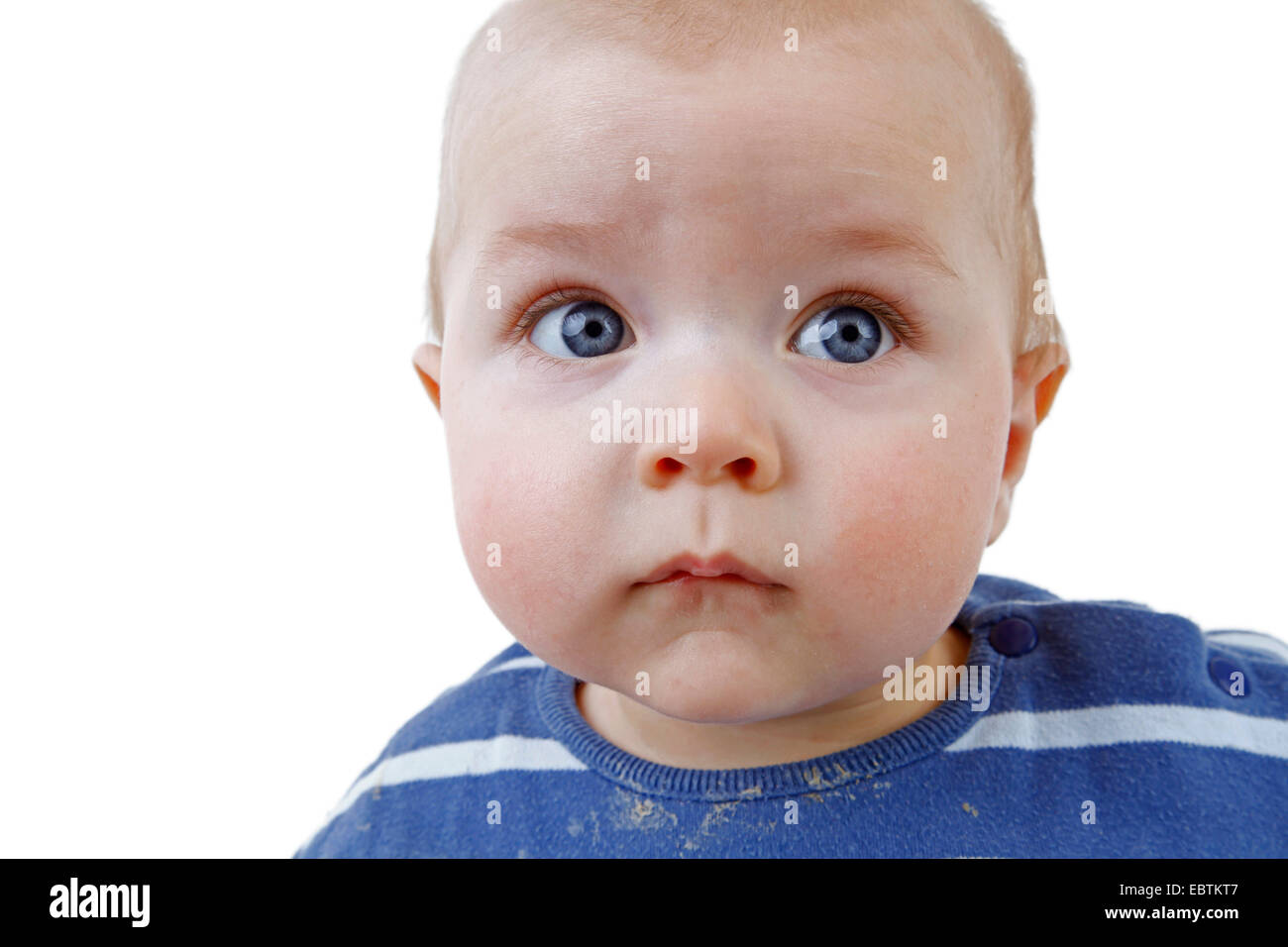 baby looking sceptically Stock Photo - Alamy