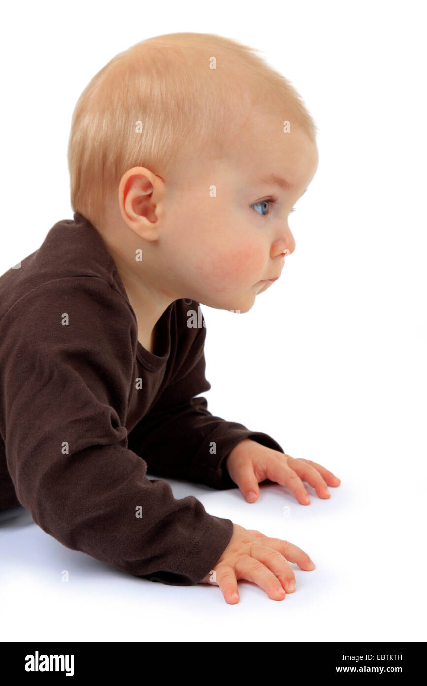 Crawling baby cutout hi-res stock photography and images - Alamy
