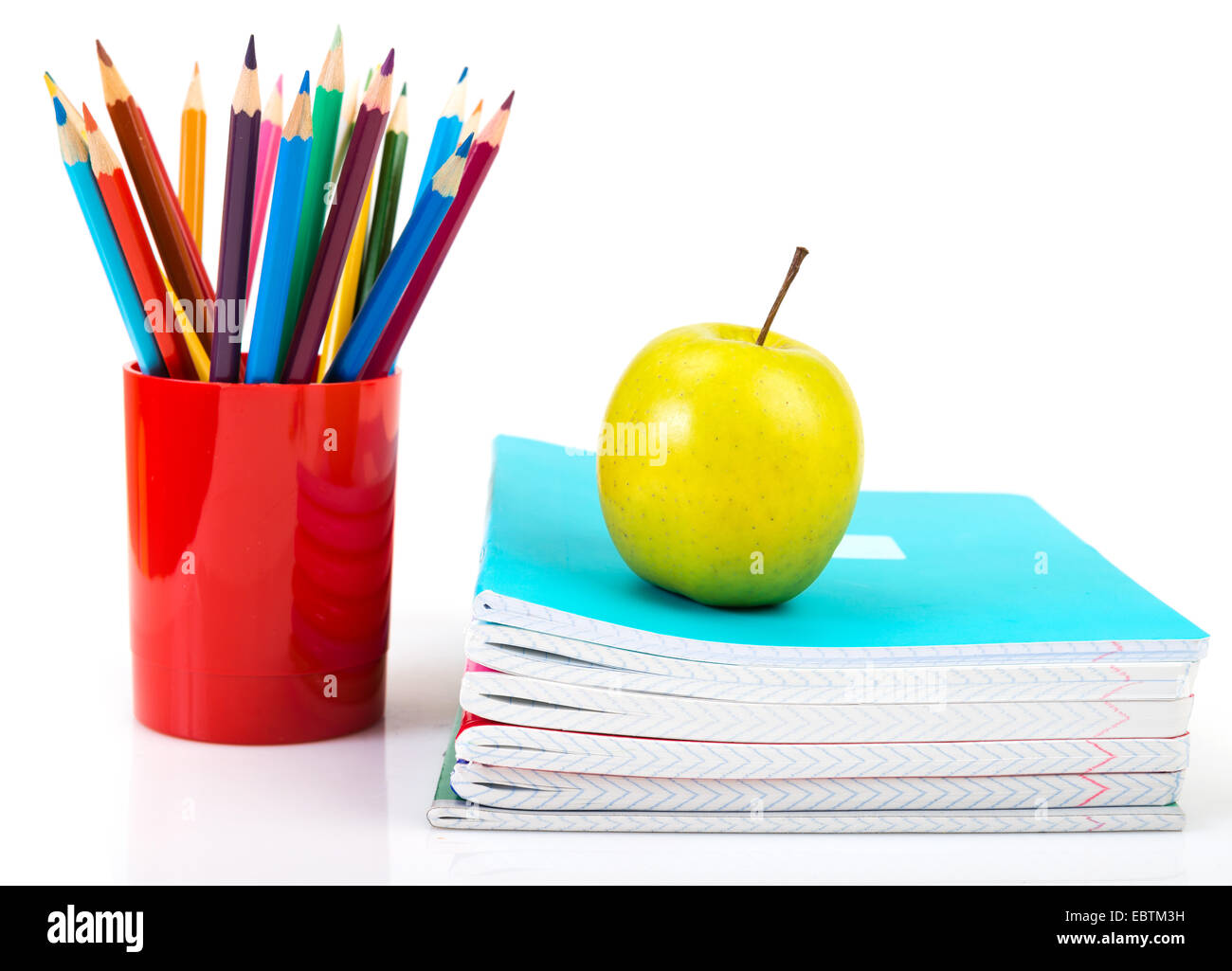 School apple pencils Cut Out Stock Images & Pictures - Alamy