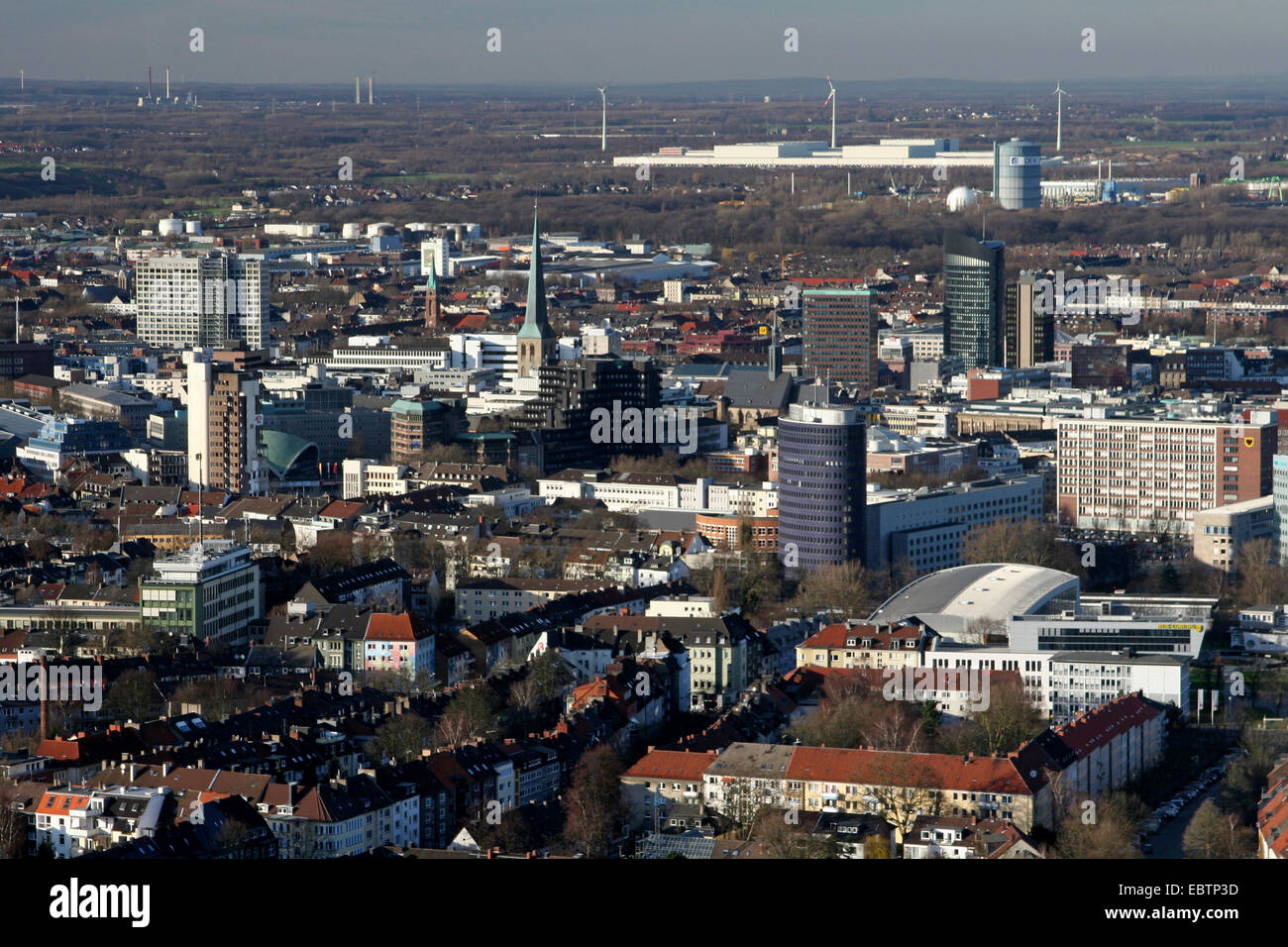 Dortmund city center aerial view hi-res stock photography and images ...