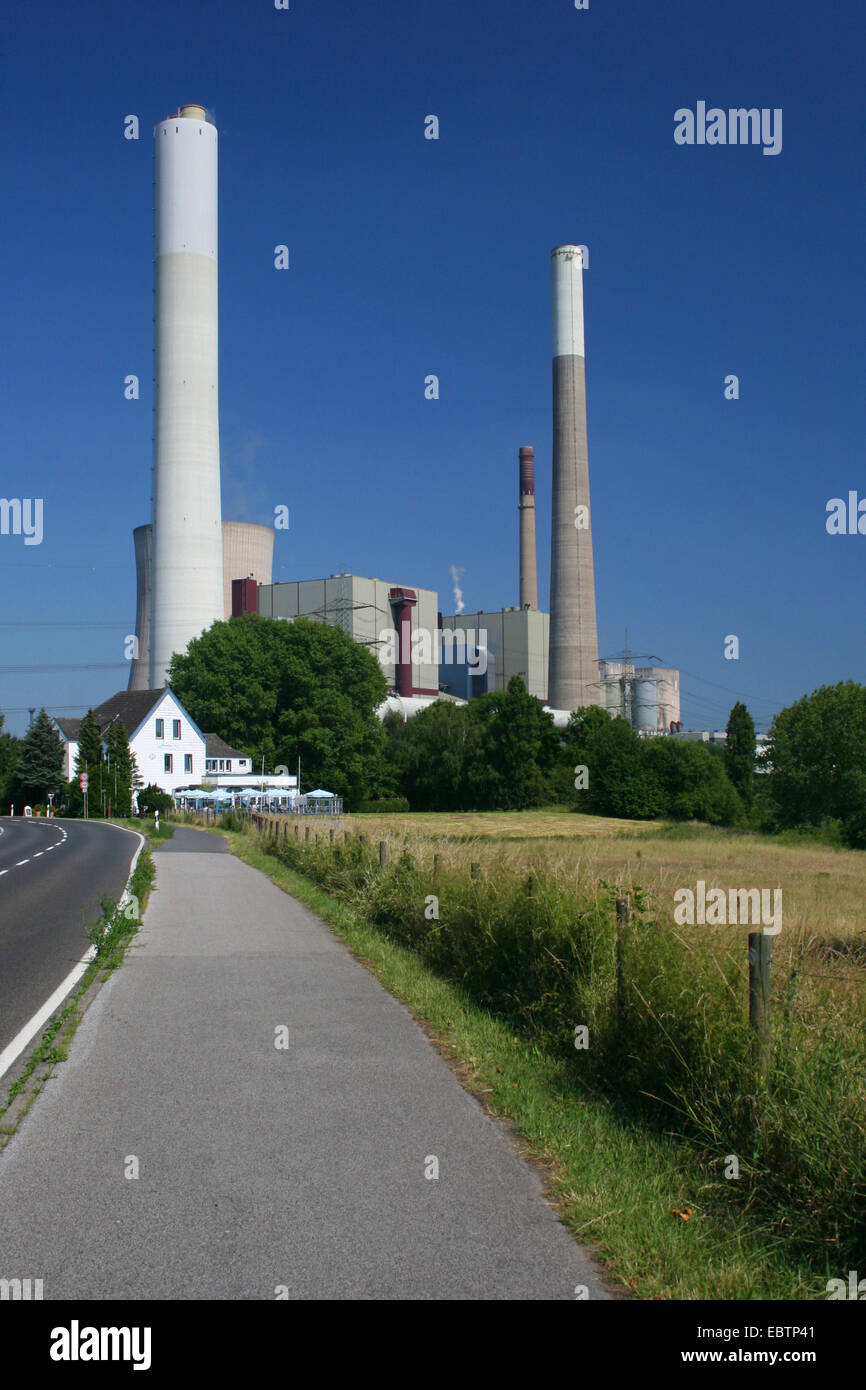 Voerde power station, Germany, North Rhine-Westphalia, Voerde ...