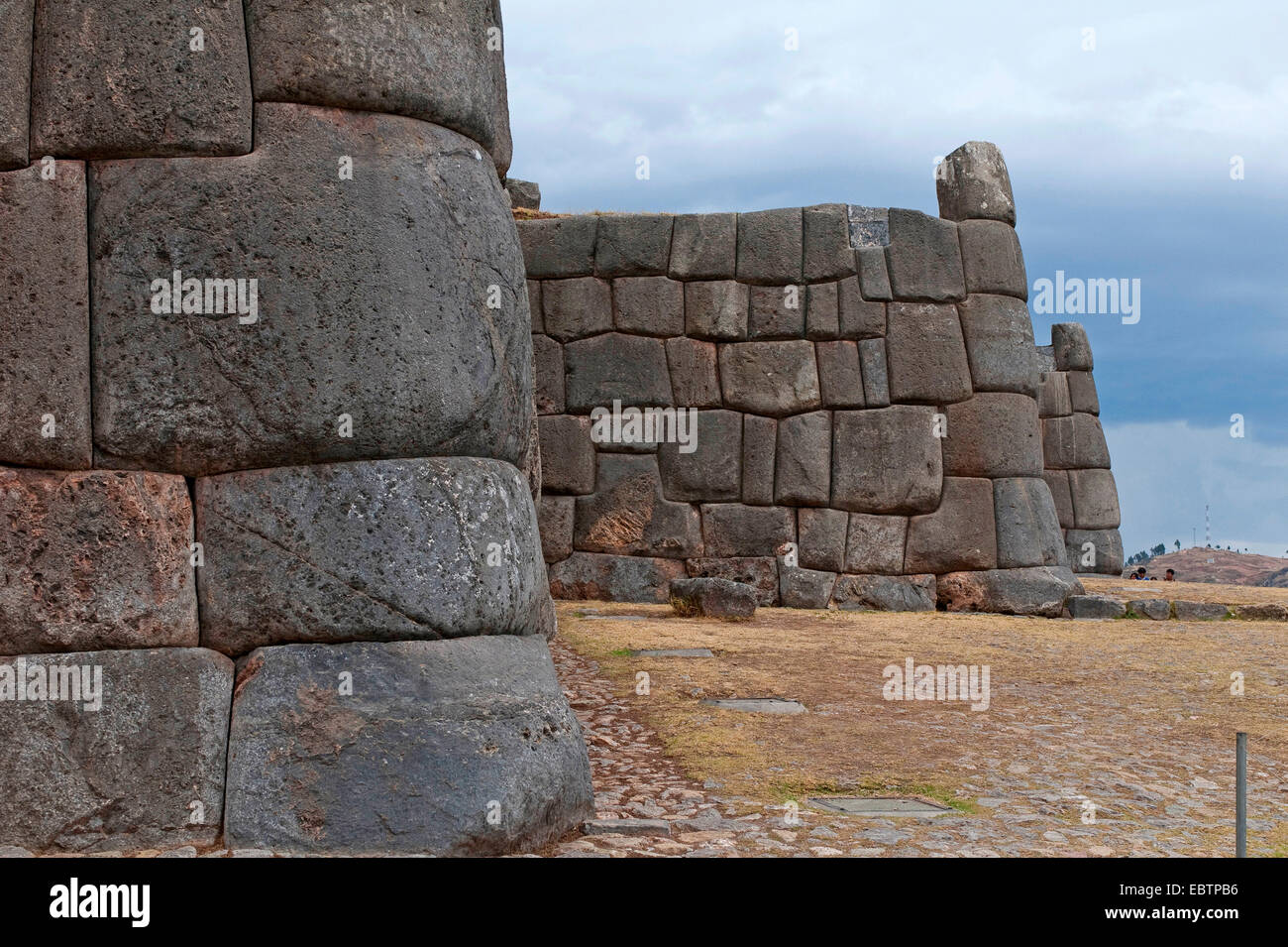 ancient ruins of Saqsaywaman, Peru, Cusco Stock Photo - Alamy