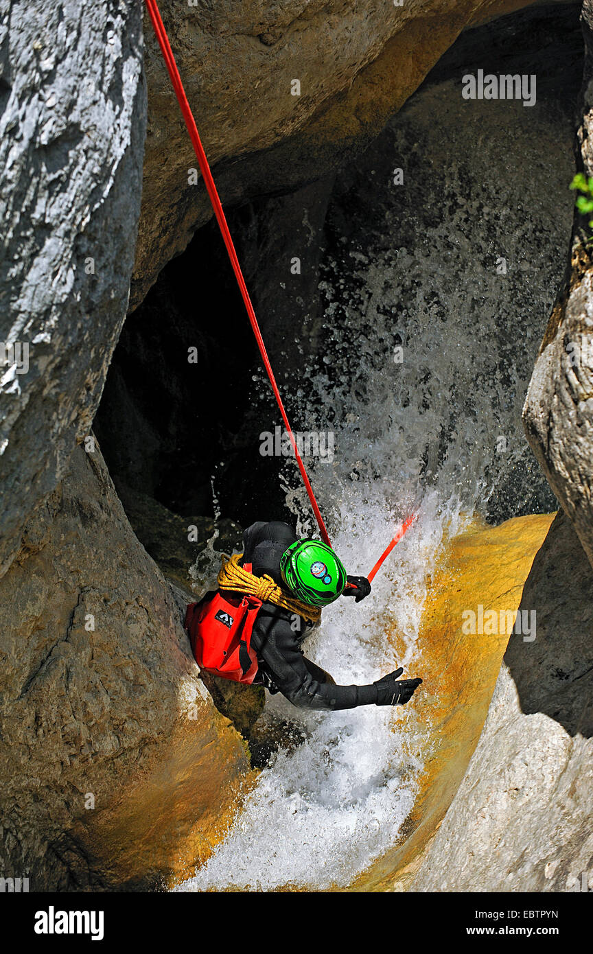 canyoning in Artuby river, France Stock Photo - Alamy