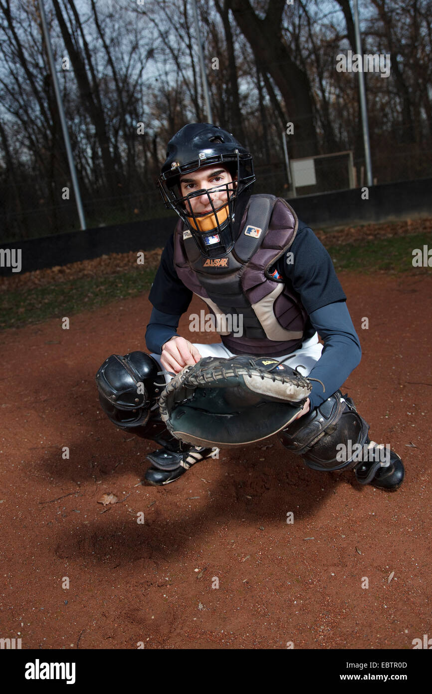Baseball protective gear hi-res stock photography and images - Alamy