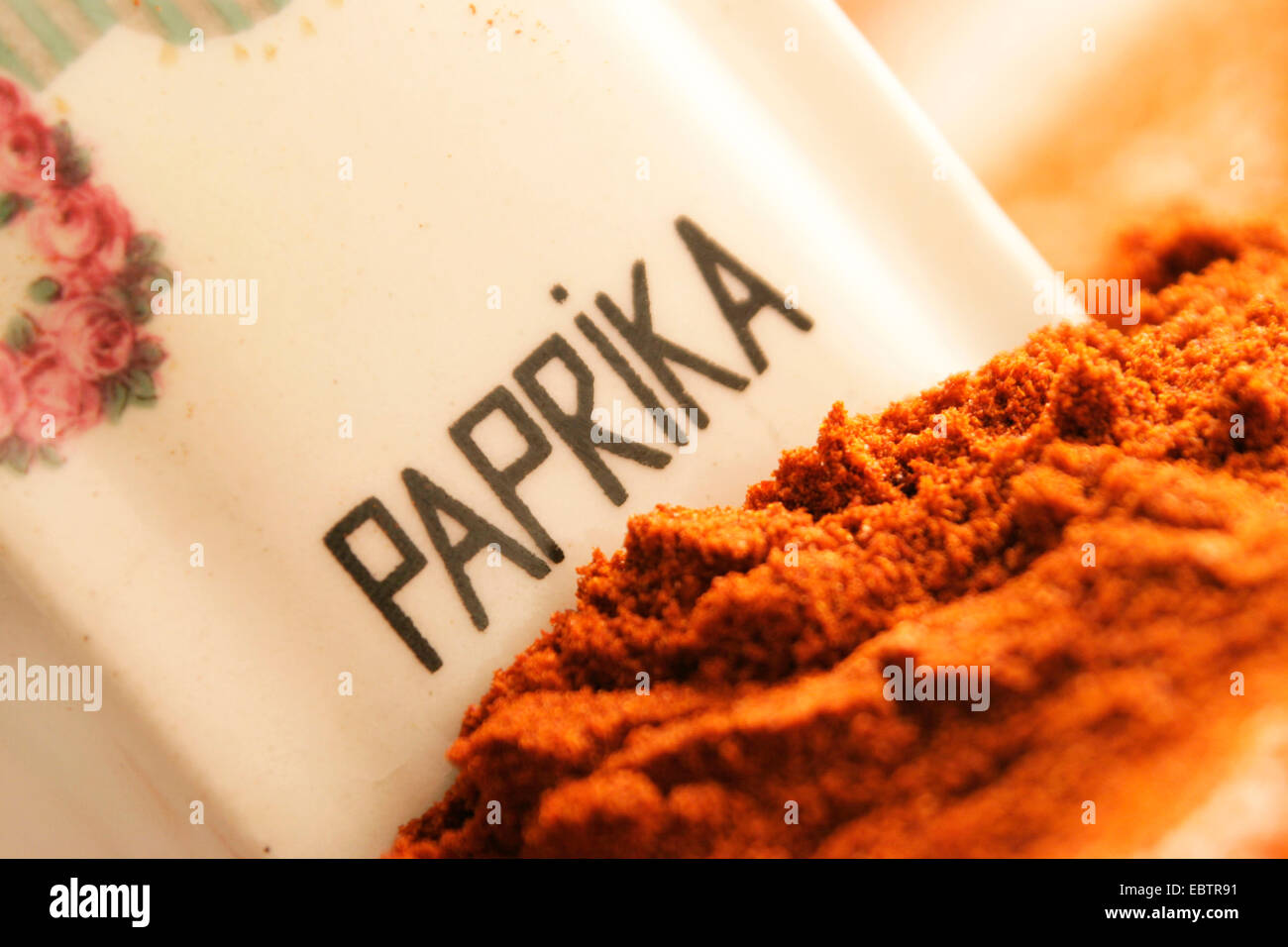paprika powder in porcelain Stock Photo - Alamy