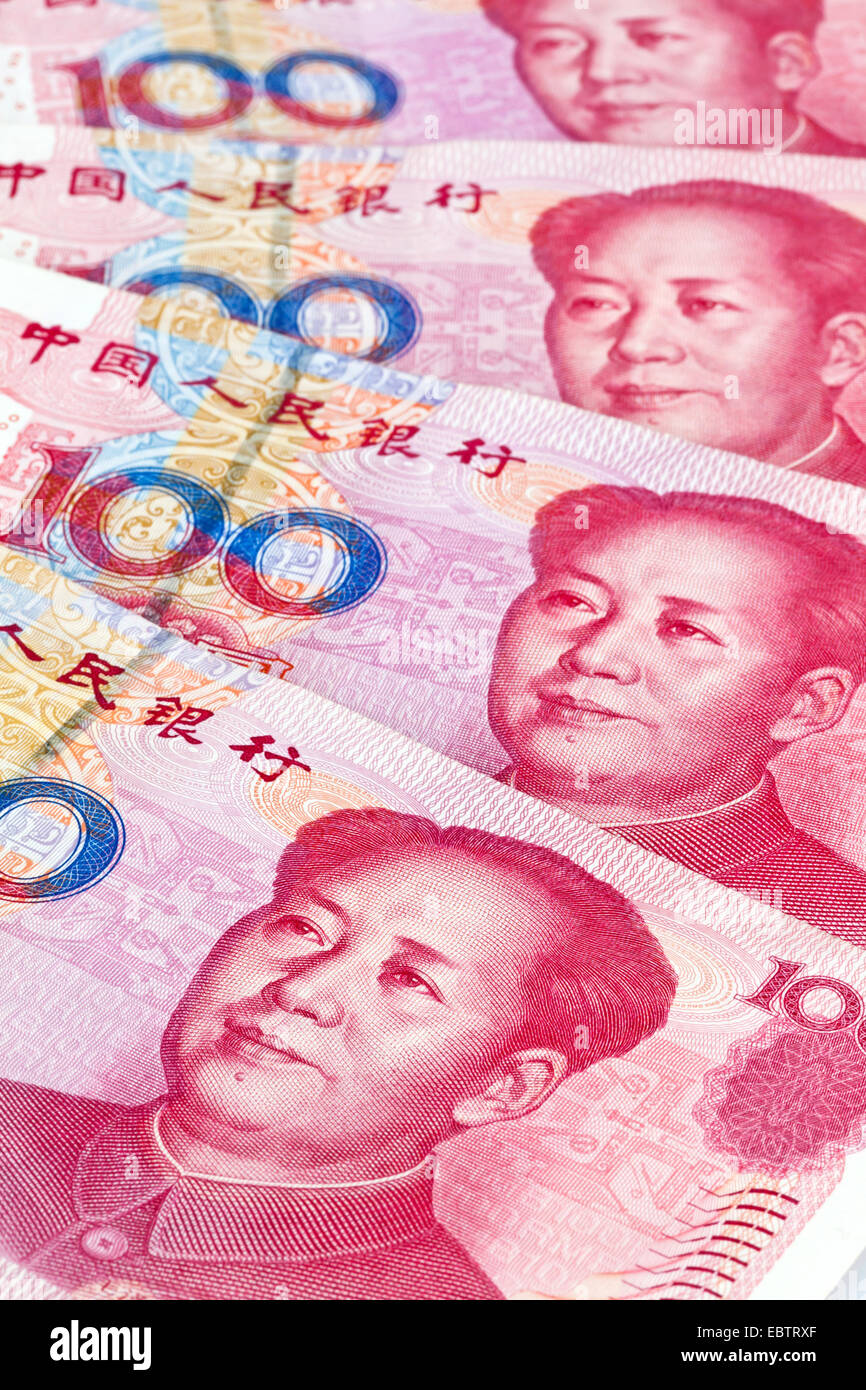 Yuan notes, China Stock Photo - Alamy