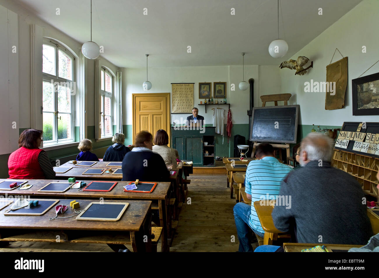 Interior of class room of school museum hi-res stock photography and ...