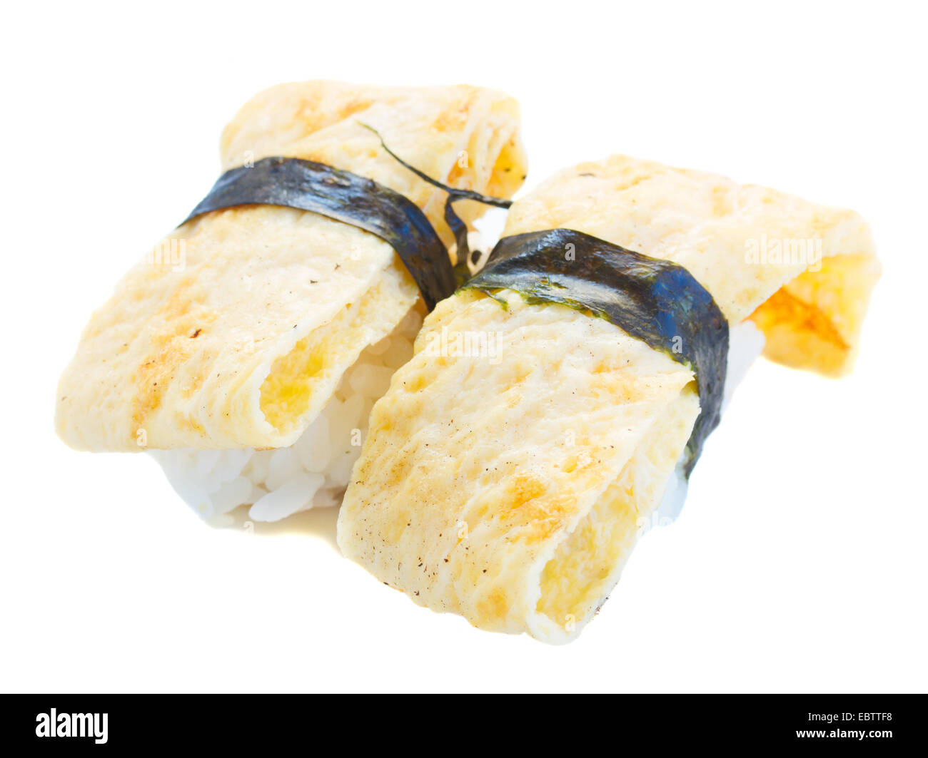Tamago sushi Stock Photo - Alamy
