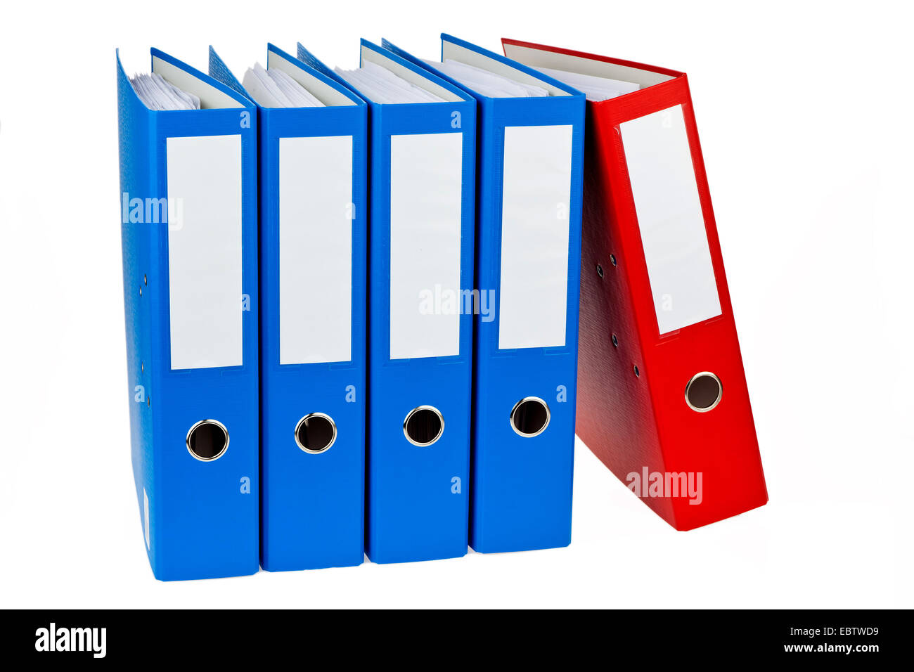 File folders with documents and papers Stock Photo - Alamy