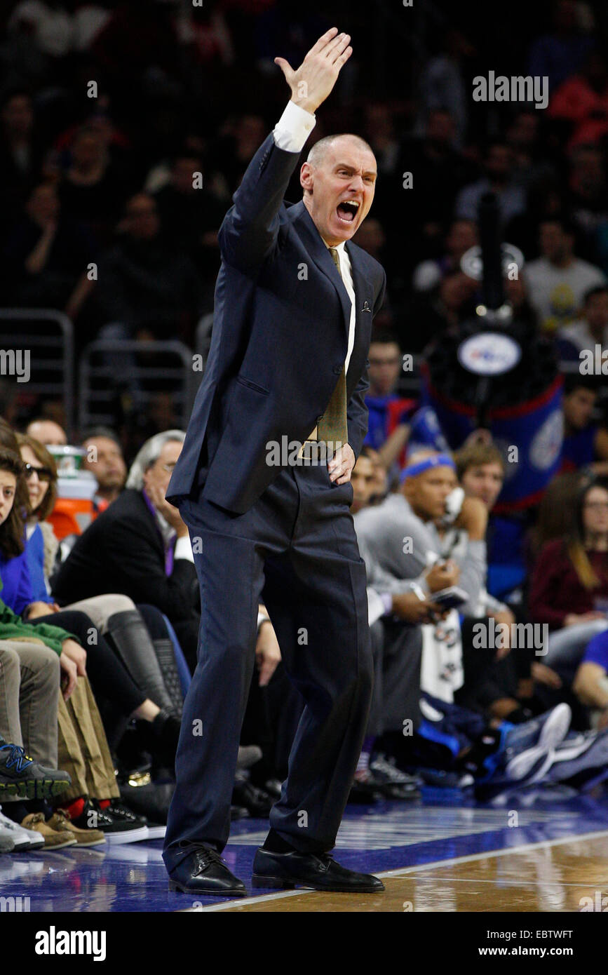 November 29, 2014: Dallas Mavericks head coach Rick Carlisle reacts on ... November 29, 2014: Dallas Mavericks head coach Rick Carlisle reacts on ...